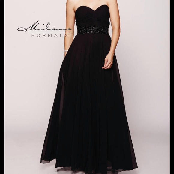 Milano Formals | Dresses | Black Formal Dress | Poshmark